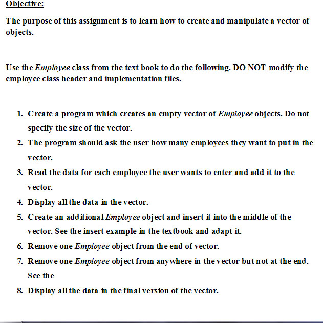 Solved Ccc Empl Cpp Implementation File Include