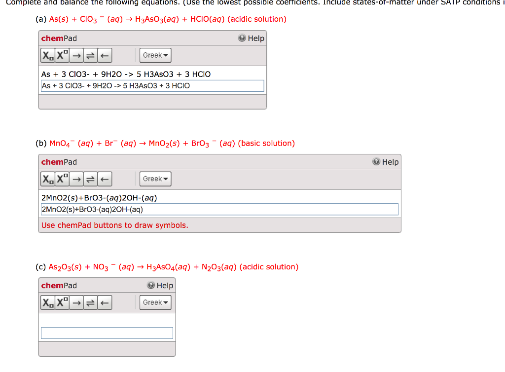 Solved (d) MnO^-_4 (aq) + CH_3OH (aq) rightarrow Mn^2+ (aq) | Chegg.com