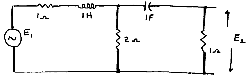Solved Given the following network, derive the transfer | Chegg.com