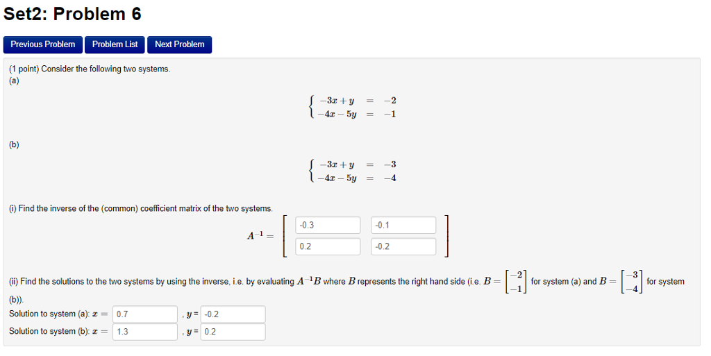 Solved Set2 Problem 6 Previous Problem Problem List Next