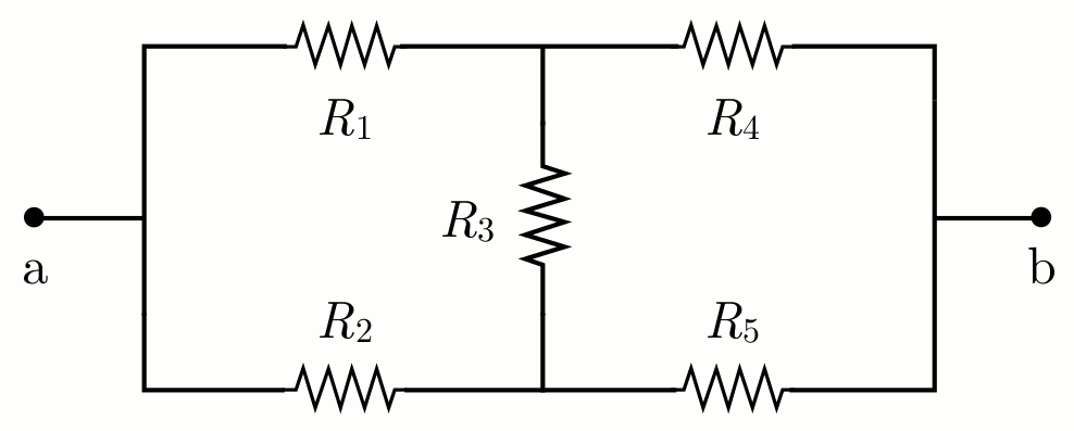 Solved The resistor network shown has components that are | Chegg.com