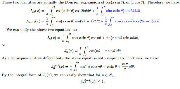 Show that the 2 integrals are zero.Here is what the | Chegg.com