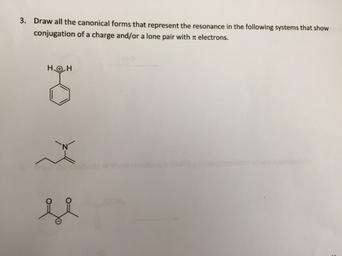 Solved Draw all the canonical forms that represent the | Chegg.com