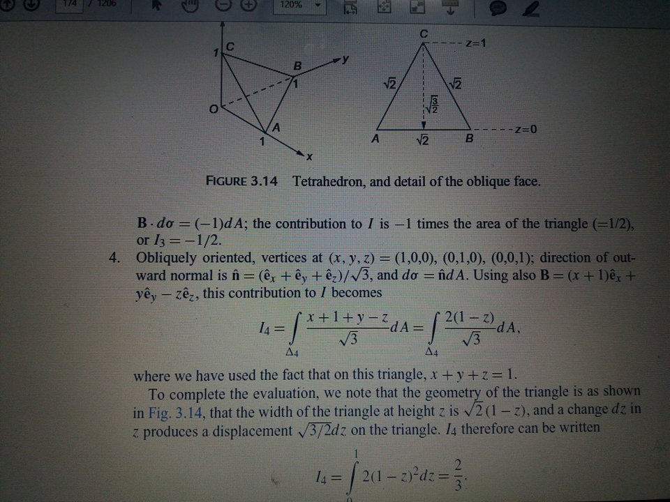 120% z=1 亚! FIGURE 3.14 Tetrahedron, and detail of | Chegg.com