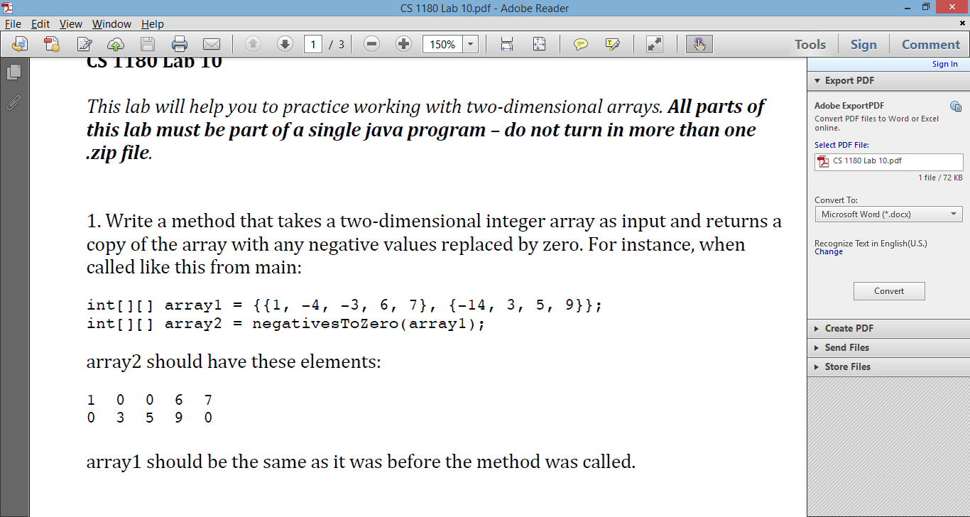 Solved This lab will help you to practice working with | Chegg.com