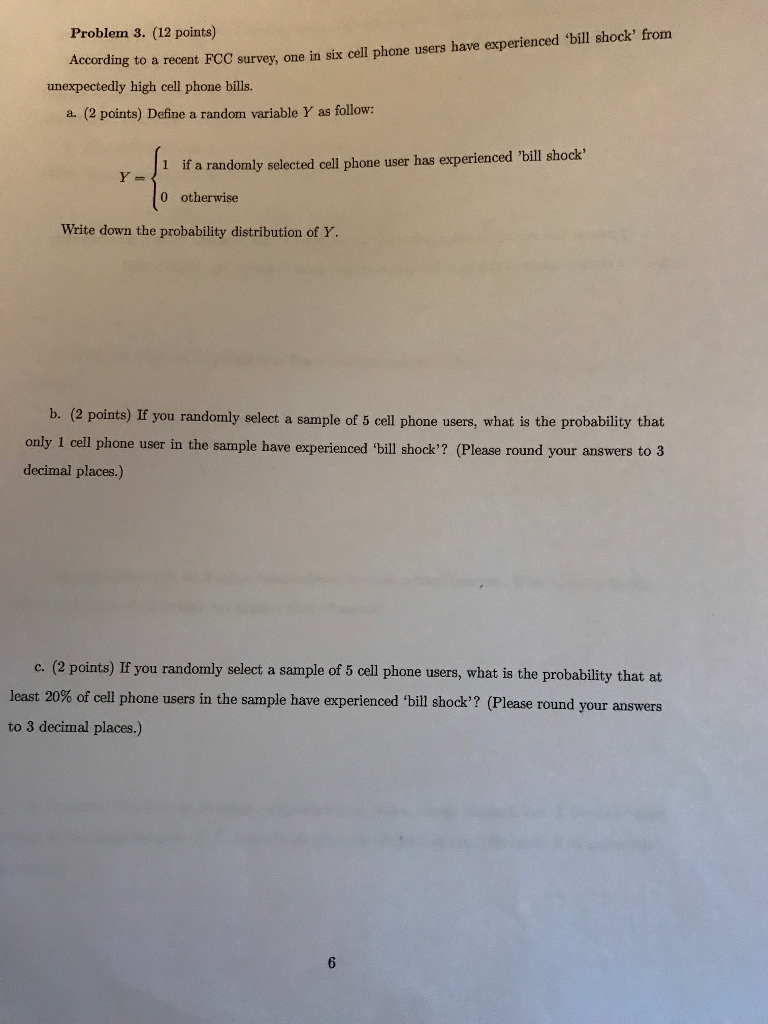 Solved Problem 1. (16 points) The 1200 tenants of a large | Chegg.com