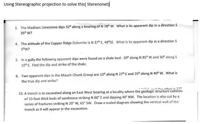 Solved Using Stereographic projection to solve this( | Chegg.com