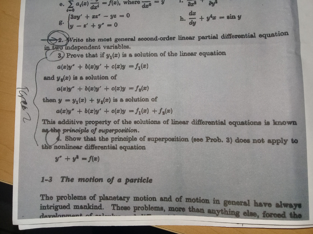Solved de dy Write the most general independent variables. | Chegg.com
