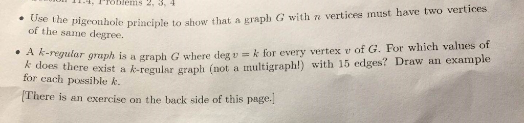 Solved , roblems 2, 3, 4 . Use the pigeonhole principle to | Chegg.com Solved , roblems 2, 3, 4 . Use the pigeonhole principle to | Chegg.com
