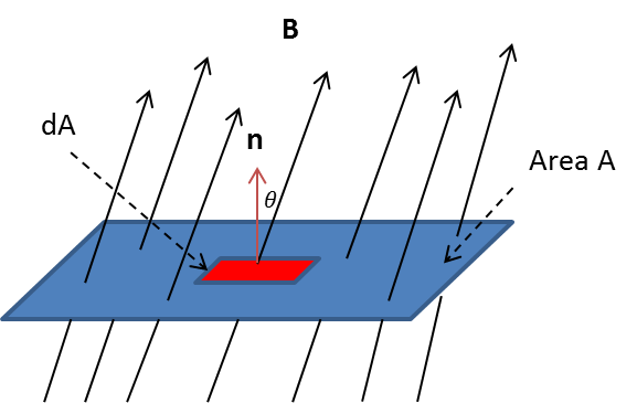 Solved If a uniform B field is perpendicular to an area A, | Chegg.com