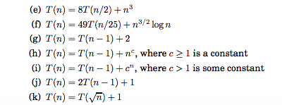 Solved 2.5. Solve the following recurrence relations and | Chegg.com