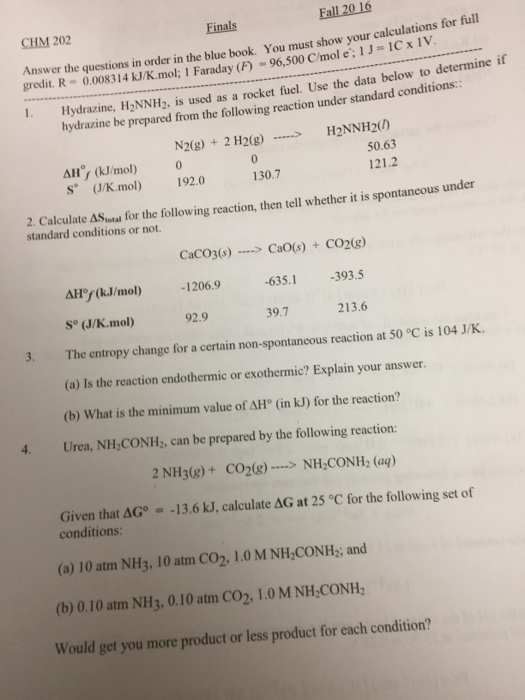 Solved Hydrazine, H_2NNH_2, is used as a rocket fuel. Use | Chegg.com