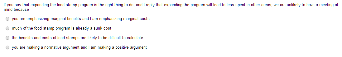 Solved and I reply that expanding the program will lead to | Chegg.com
