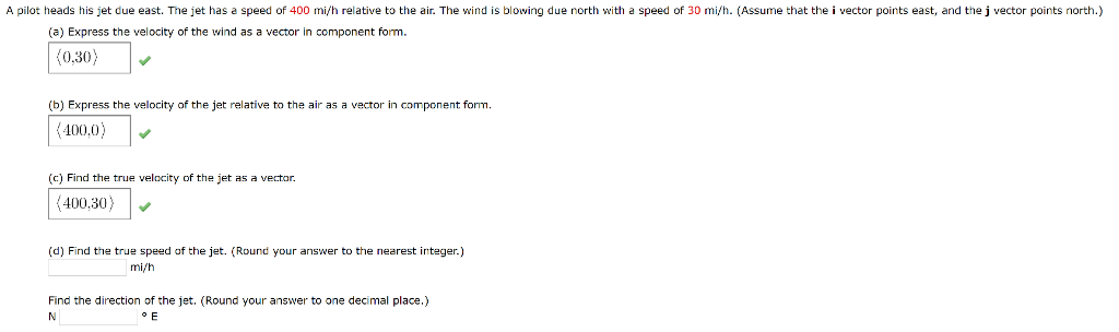 Solved A pilot heads his jet due east. The jet has a speed | Chegg.com