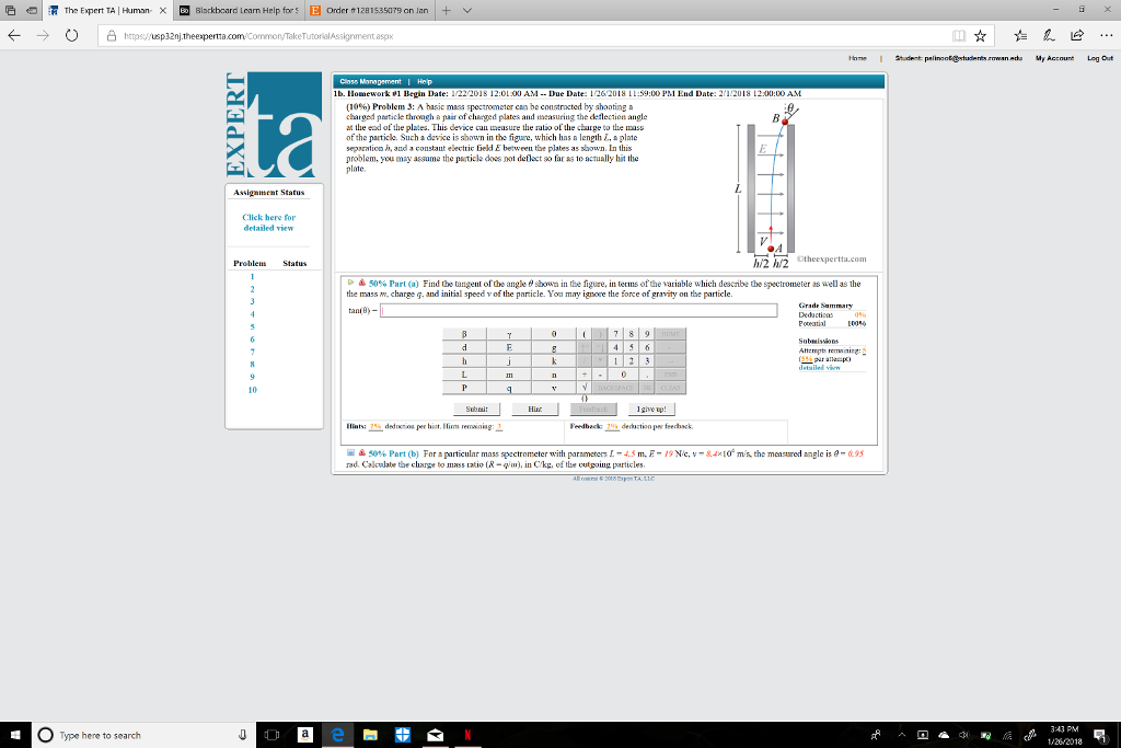 Solved 启 4D f The Expert TA 1 Hurman- > ㄧ-Blackboard Learn | Chegg.com