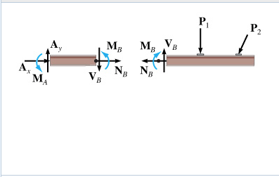 Solved Internal Forces Developed in Structural Members | Chegg.com