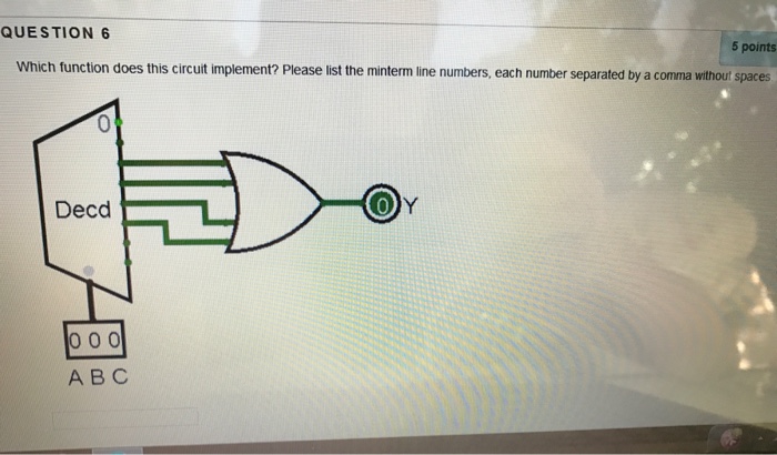 Solved Which function does this circuit implement? Please | Chegg.com