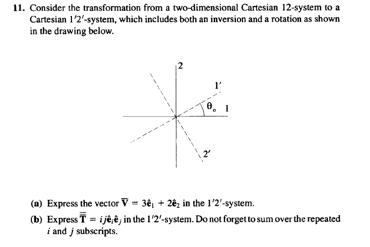 Solved Consider the transformation from a two-dimensional | Chegg.com