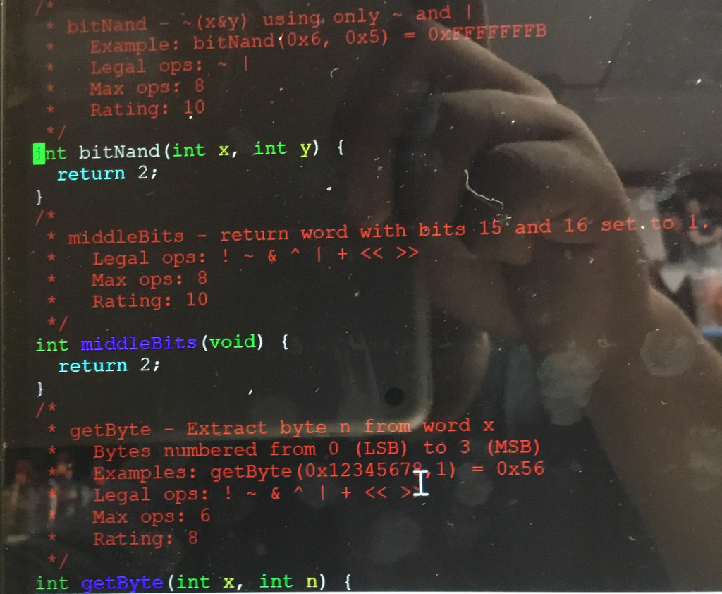 Solved " bitNand(x&) using, only and Example : bitNand ( | Chegg.com