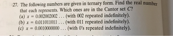 Solved The following numbers are given in ternary form. Find | Chegg.com