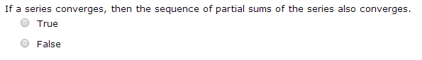Solved If a series converges, then the sequence of partial | Chegg.com