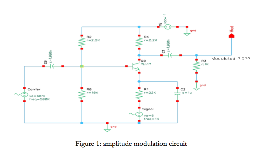 (d)Open your circuit diagram from previous lab (AM | Chegg.com