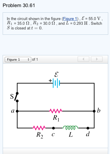 Solved PART A Just after the switch is closed, what is | Chegg.com