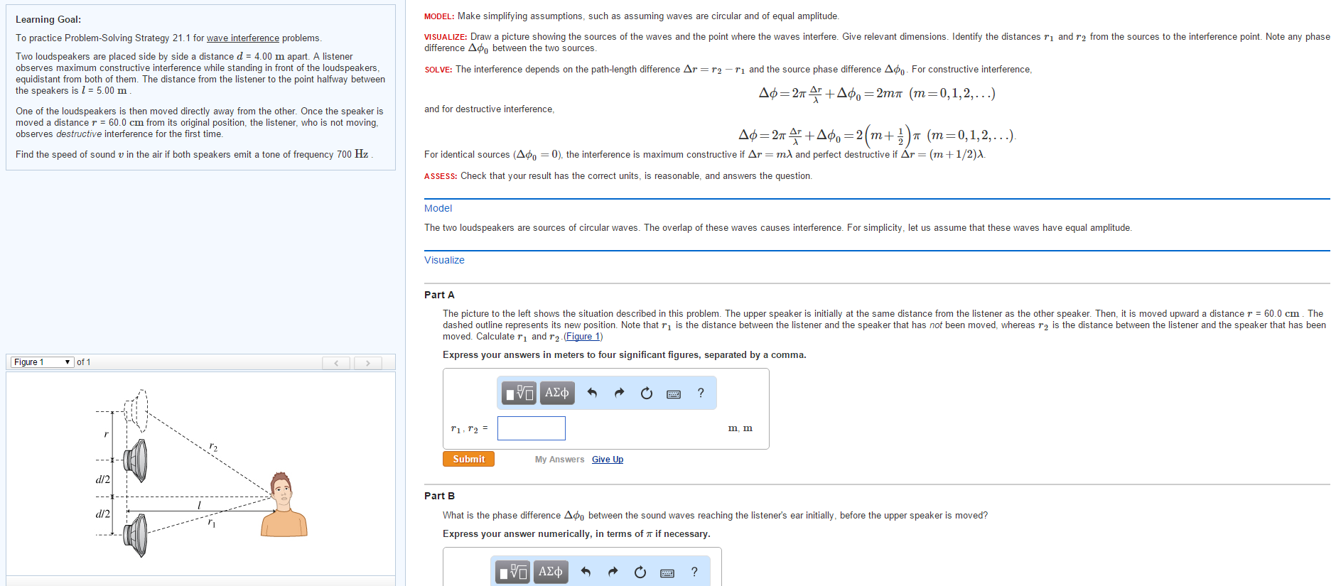 Solved To practice Problem-Solving Strategy 21.1 for wave | Chegg.com