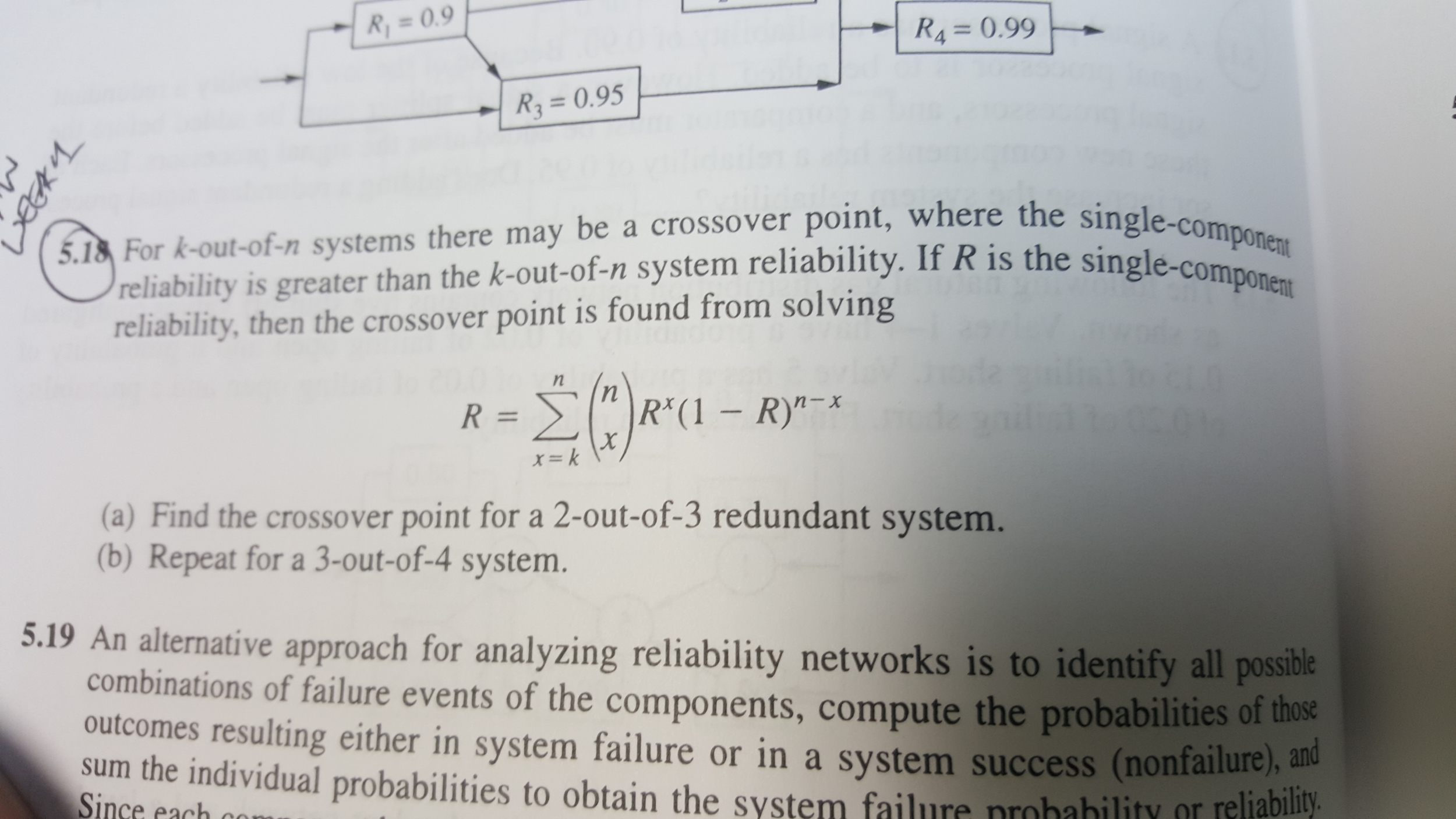 Solved I have been working on a reliability question and | Chegg.com