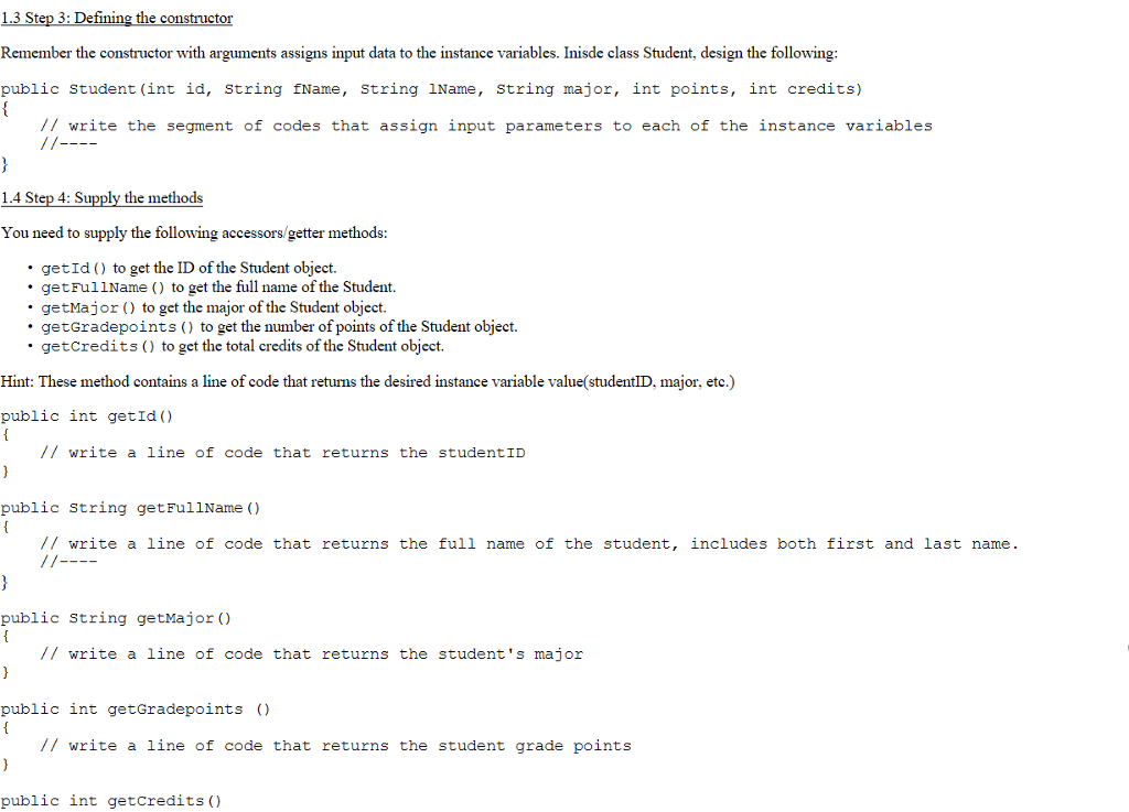 Solved What This Lab Is About Given A Uml Diagram Learn To