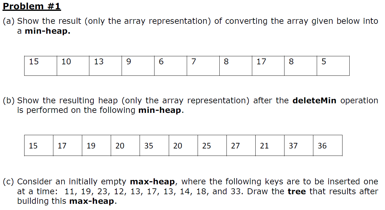 Solved Show The Result Only The Array Representation Of 6677