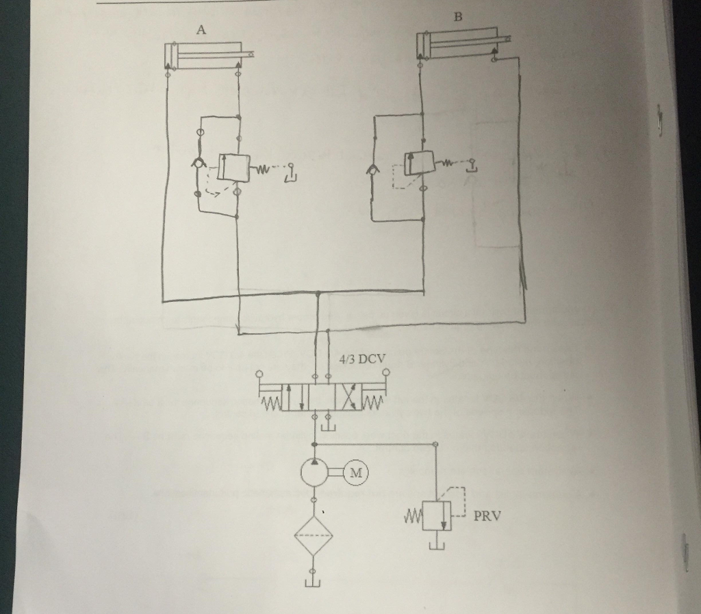 20) An uncompleted hydraulic circuit is given as | Chegg.com