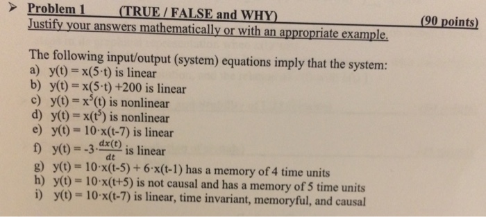 Solved Justify your answers mathematically or with an | Chegg.com
