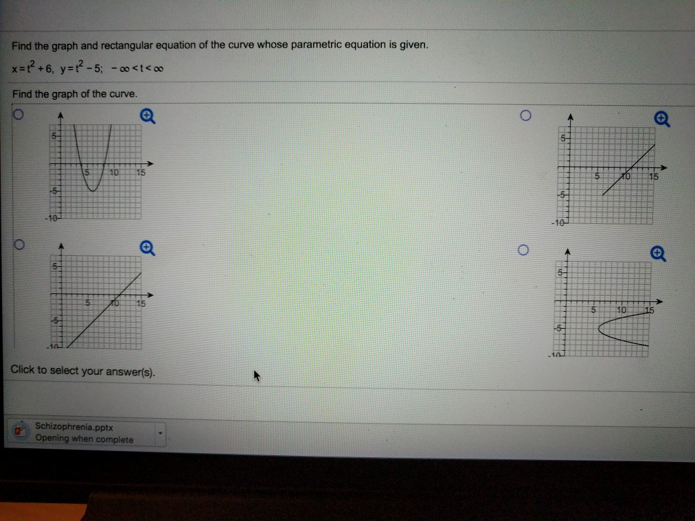 Solved Find the graph and rectangular equation of the curve | Chegg.com
