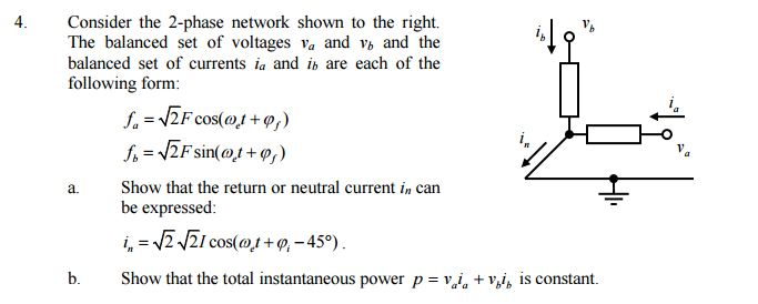 Solved Consider the 2-phase network shown to the right. The | Chegg.com