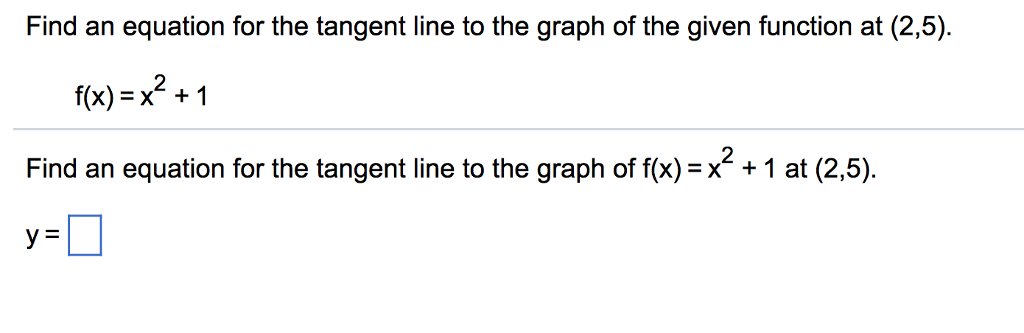 Solved Find an equation for the tangent line to the graph of | Chegg.com