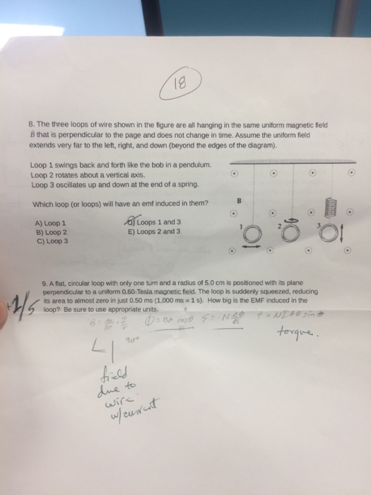 Solved The three loops of wire shown in the figure are all | Chegg.com