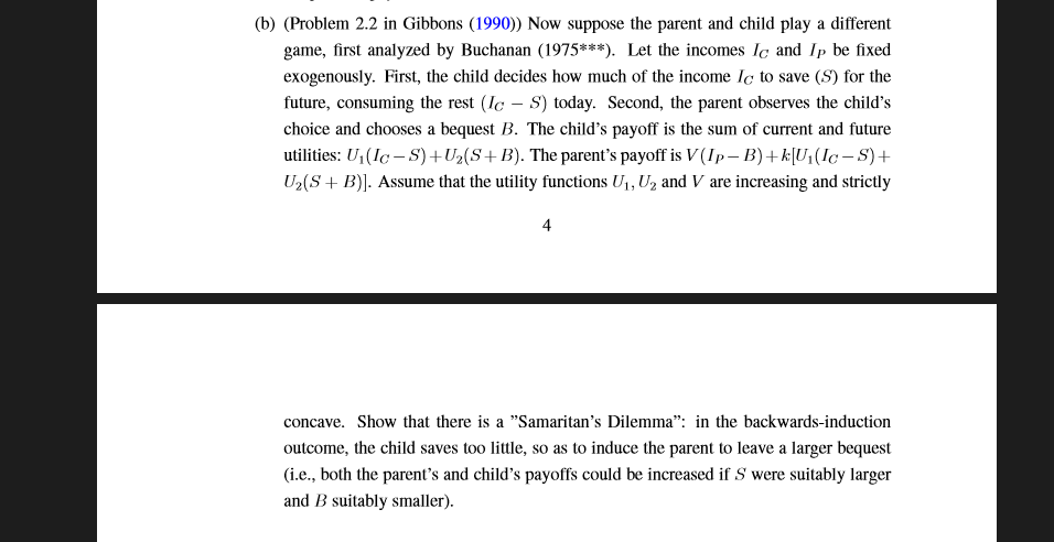 (a) Draw the game tree to illustrate the strategies | Chegg.com