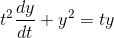 Solved Solve the given differential equation by using an | Chegg.com