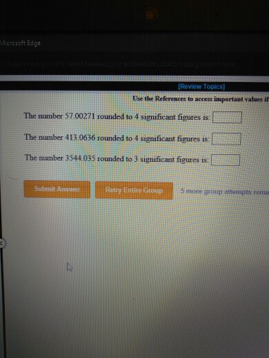 Solved The number 57,00271 rounded to 4 significant figures | Chegg.com