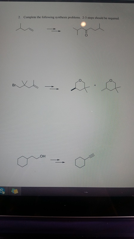 Solved Complete the following synthesis problems. 2-3 steps | Chegg.com