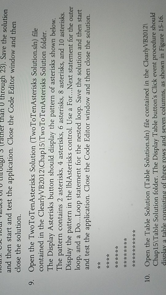 Solved I M In Advanced Visual Basic Class And I Would Like Chegg