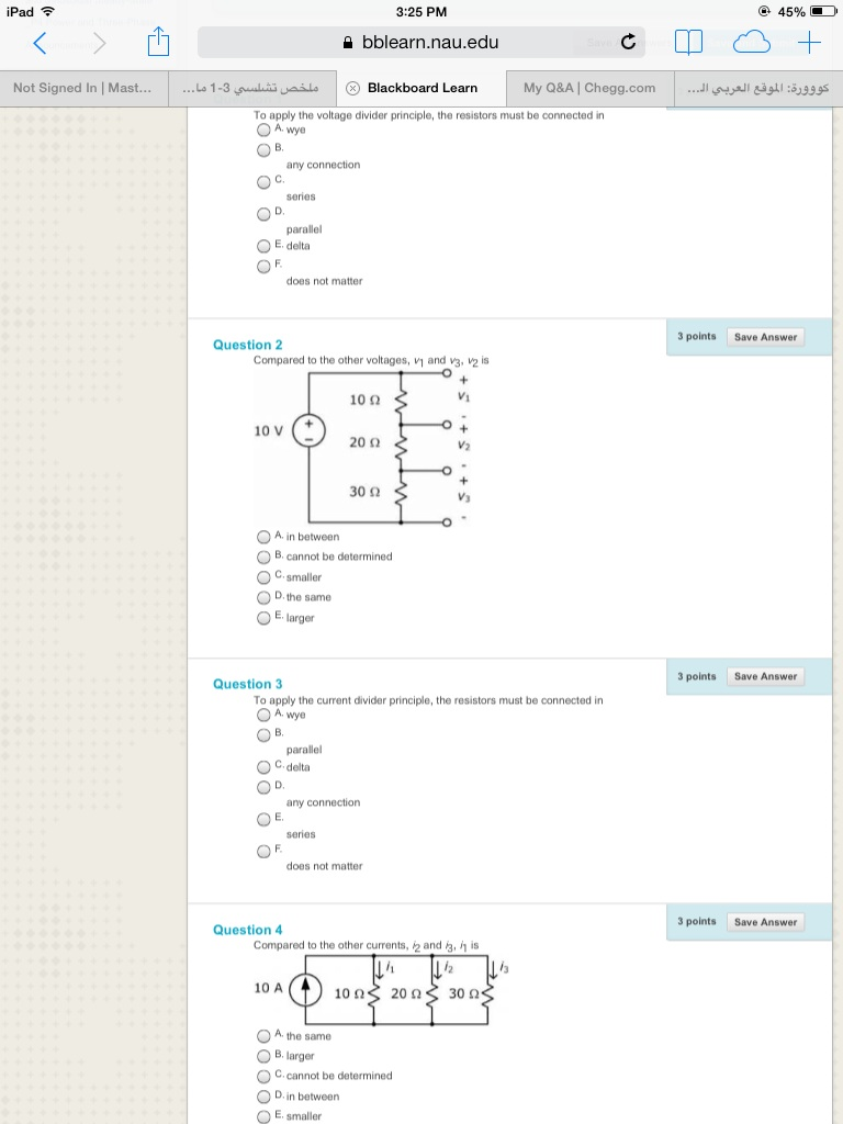 Solved To Apply The Voltage Divider Principle The Resistors