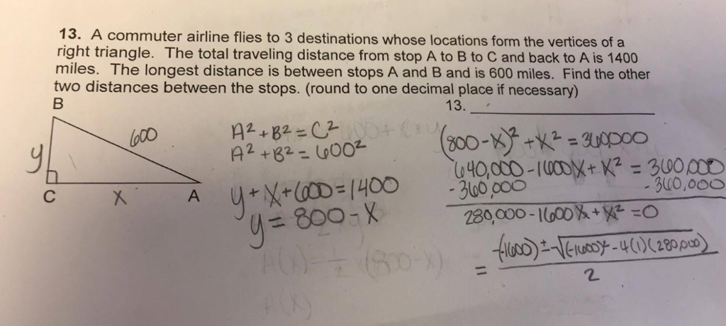 Solved A commuter airline flies to 3 destinations whose | Chegg.com