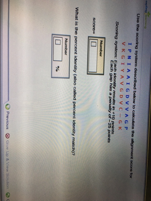 Solved Use the scoring system described below to calculate | Chegg.com