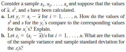 Solved Consider a sample x1, x2, ... , xn and suppose that | Chegg.com Solved Consider a sample x1, x2, ... , xn and suppose that | Chegg.com