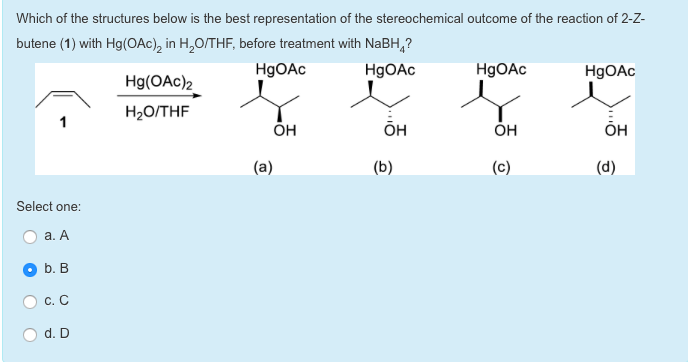 Solved Which of the structures below is the best | Chegg.com