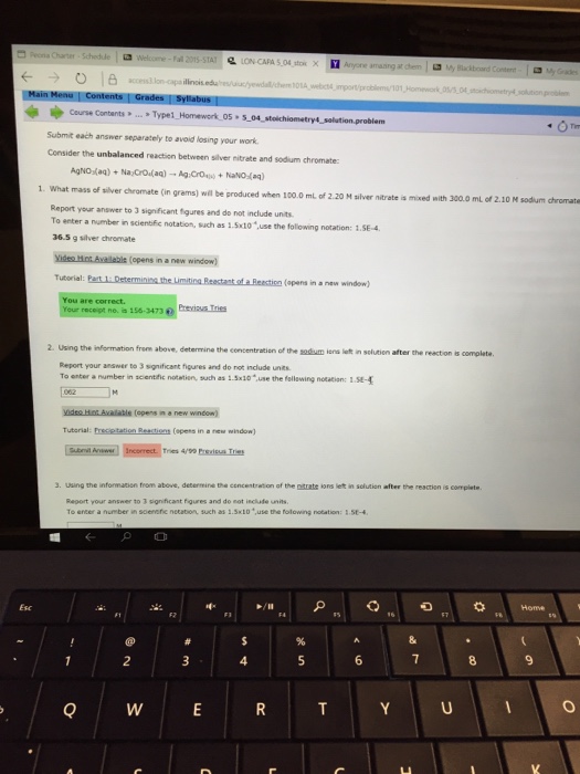 Solved course contents » Submit each answer separately | Chegg.com