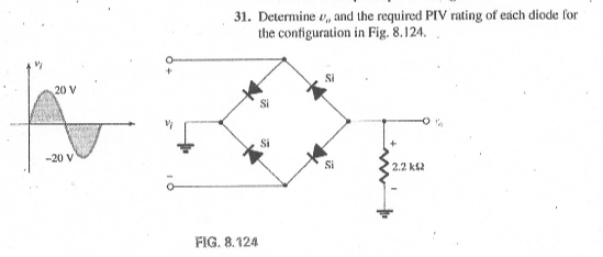 Solved Determine V_n and the required PIV rating of each | Chegg.com