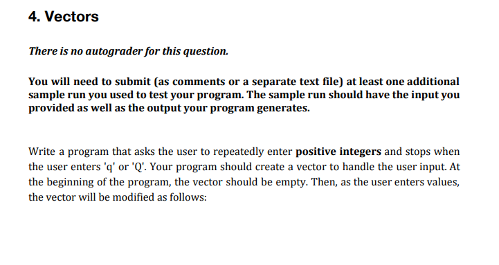 Solved Write a program that asks the user to repeatedly | Chegg.com